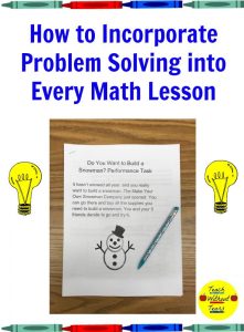 How to Incorporate Problem Solving into Every Math Lesson - Teach ...