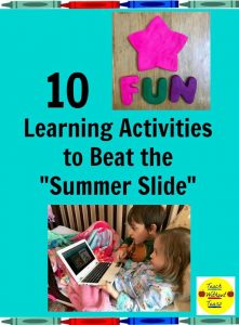 10 Fun Ways to Beat the "Summer Slide" - Teach Without Tears