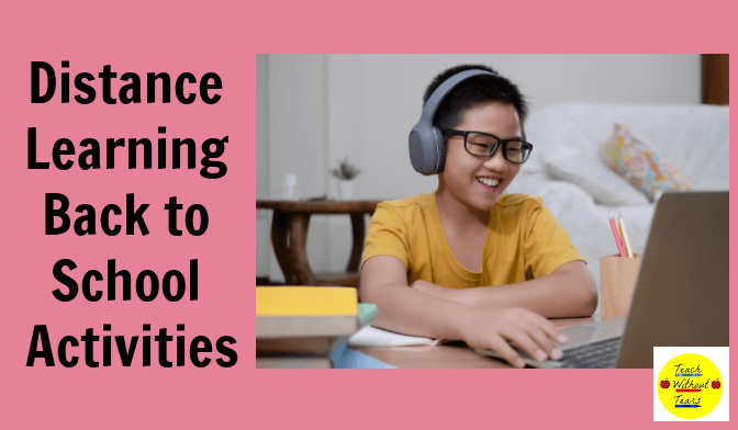 Distance Learning Back to School Activities - Teach Without Tears