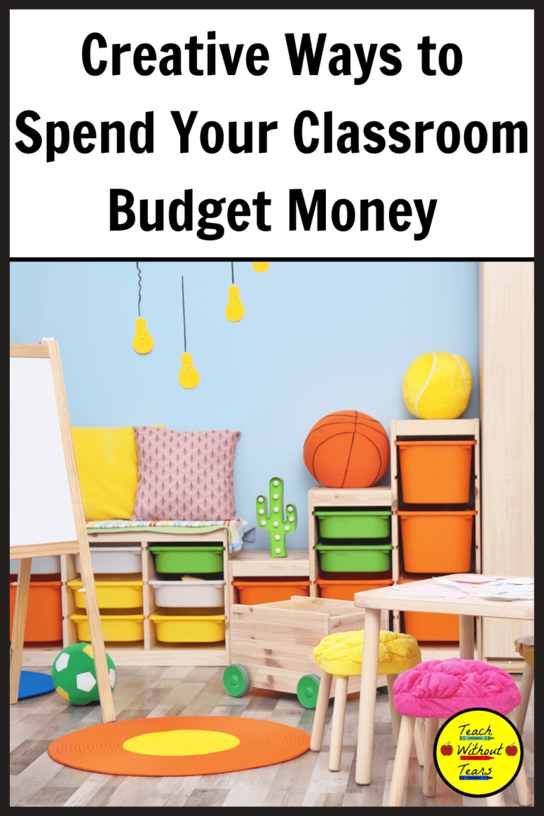 Creative Ways to Spend Your Classroom Budget Money - Teach Without Tears