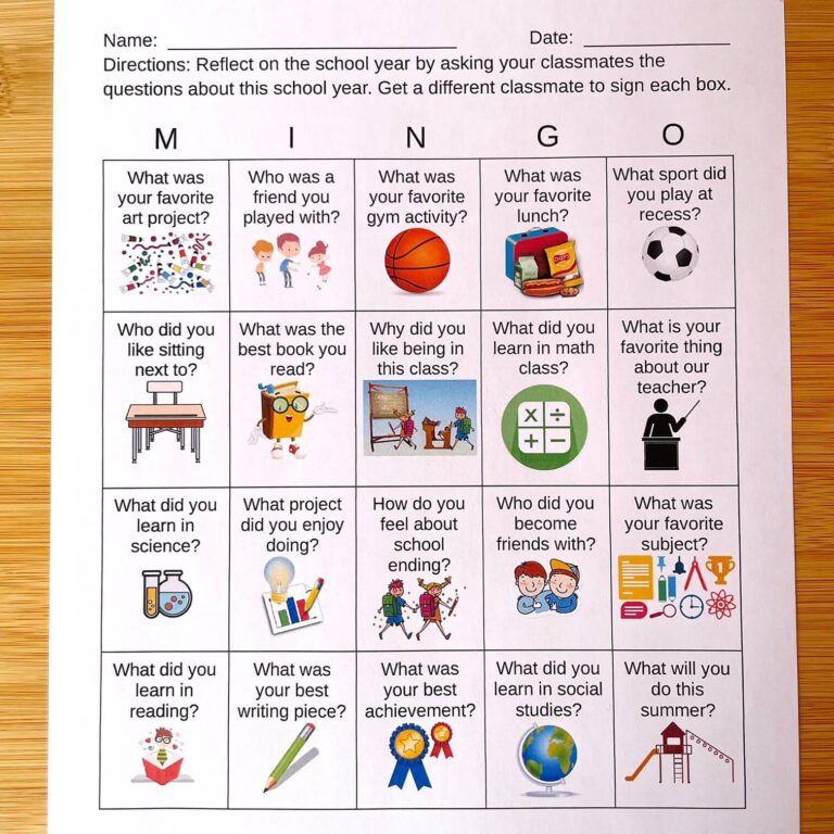 7 Fun and Engaging End of the School Year Activities - Teach Without Tears